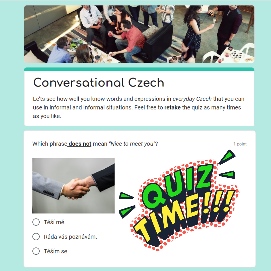 Quizzes | Czech by Zuzka